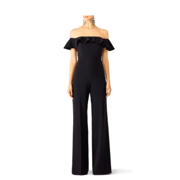 JAYGODFREY | Pants & Jumpsuits | Jay Godfrey Black Biondi Jumpsuit 4p ...